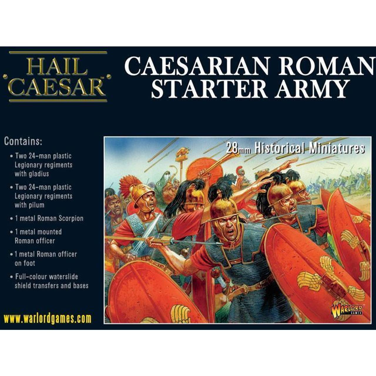 Hail caesar Warlord Games, Caesarian Roman Starter Army, Wargaming Miniatures • Pris