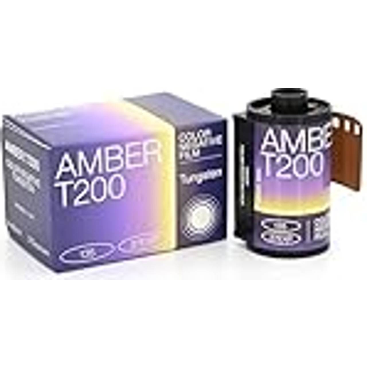 Reto RETO Amber T200 35 mm färgnegativ filmfilm, 27 exponeringar, ISO200, 135, filmisk, biostil ...