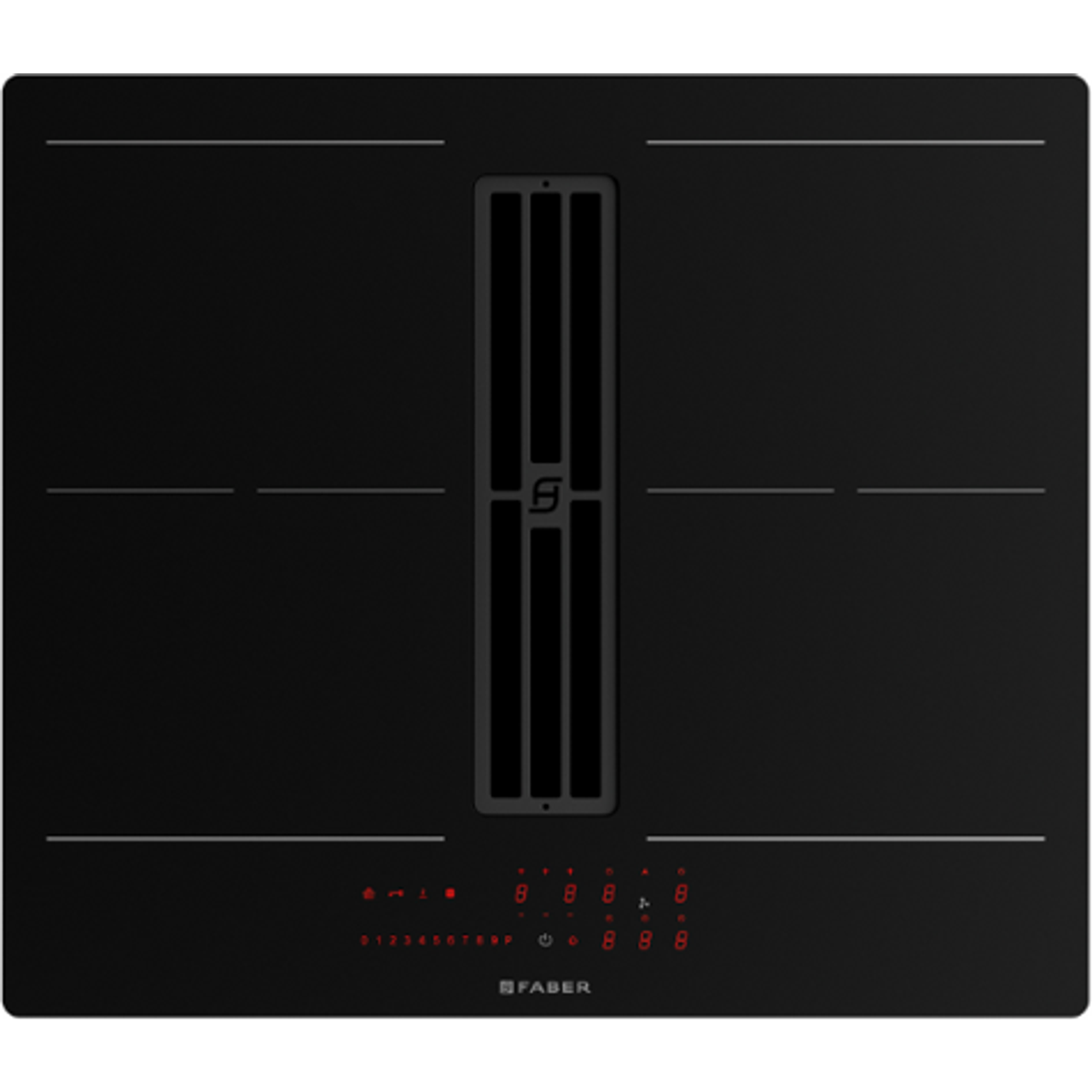 EICO Faber Galileo Slim A600 Induktions Kogeplade 4 Plader 60 cm, Sort • Pris
