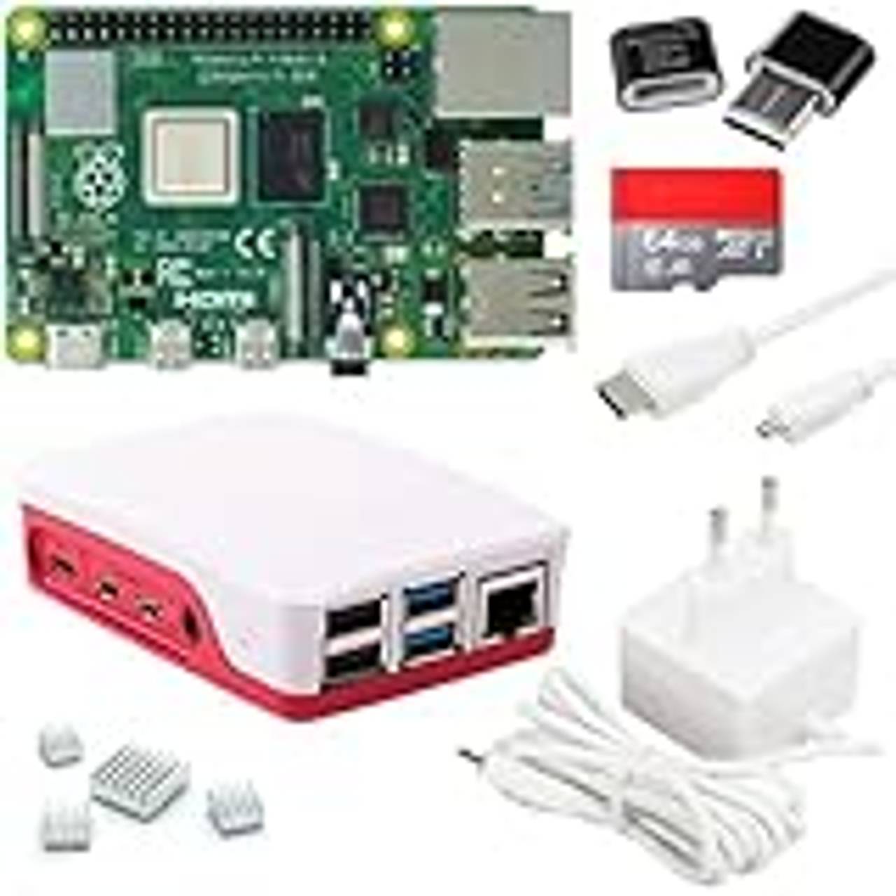 Raspberry Pi 4 Model B Vilros Basic Starter Kit • Pris