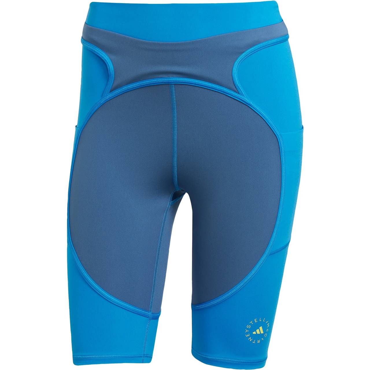 Adidas Two-tone Bike Leggings - Deep Sea Blue/Smc/Bahia Blue • Price