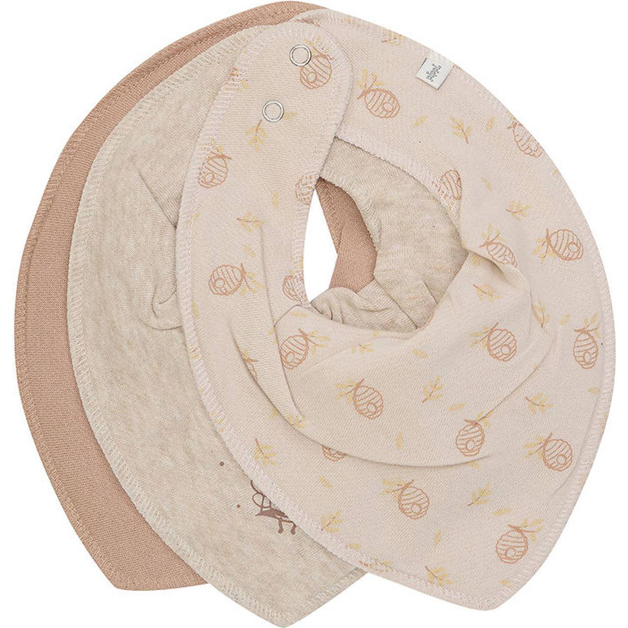 Pippi Bandana Bib Uni AOP 3-pack • Find bedste pris