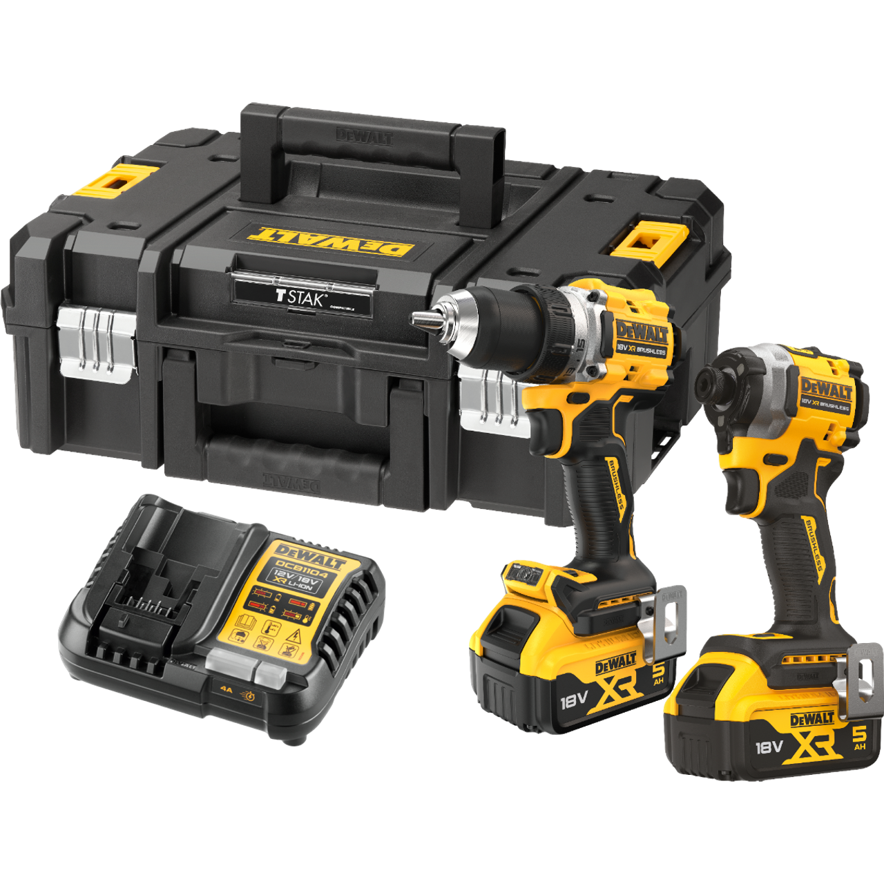 Dewalt Maskinkit 2 Delars Kit DCK2051P2T-QW 18V XR • Pris