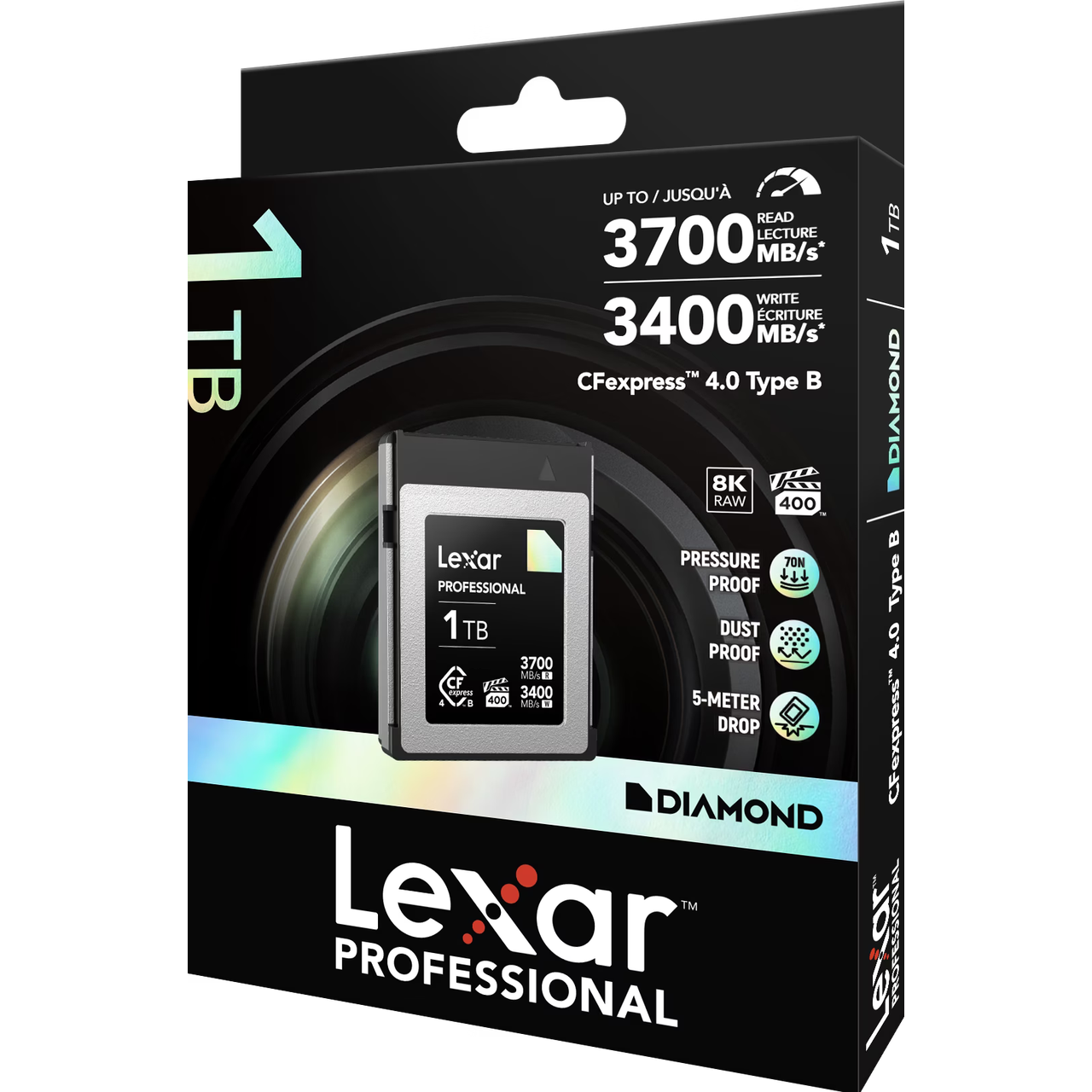 LEXAR CFexpress 1TB Type-B Pro Diamond 3700/3400 • Pris