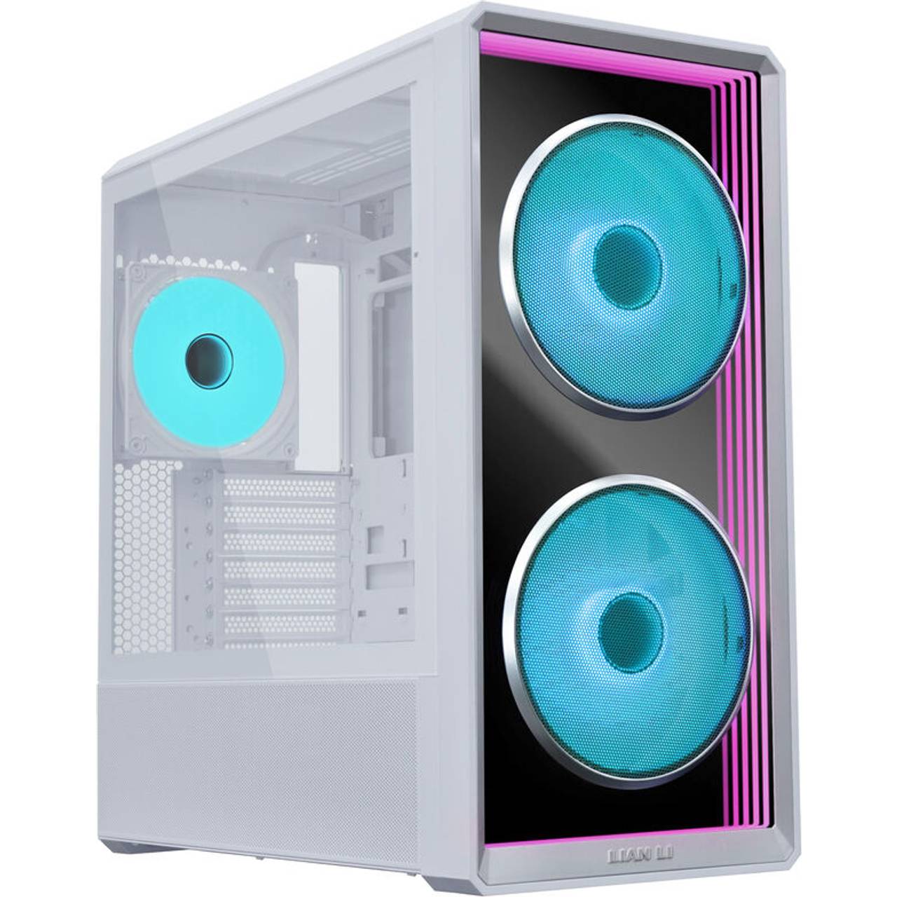 Lian Li Lancool 217 INF White Tempered Glass Mid Tower PC Gaming Case • Price