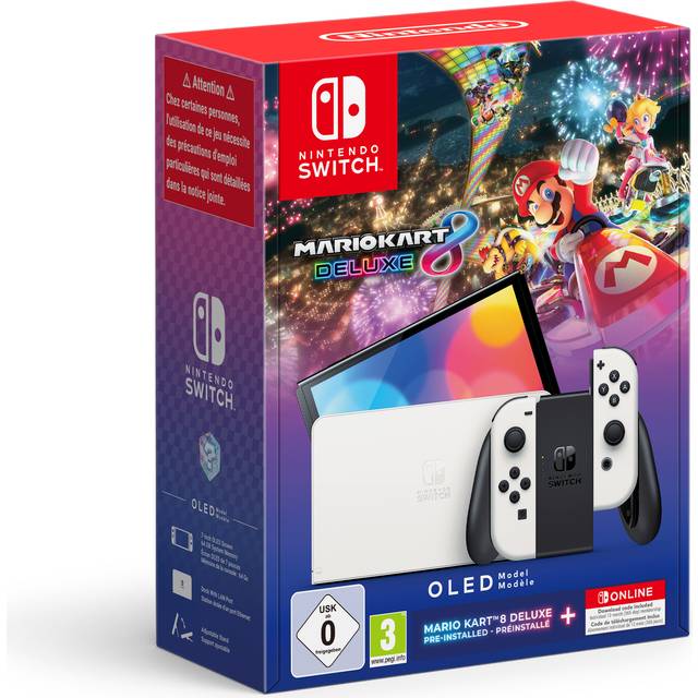 Nintendo Switch Oled Model Mario Kart 8 Deluxe • Pris