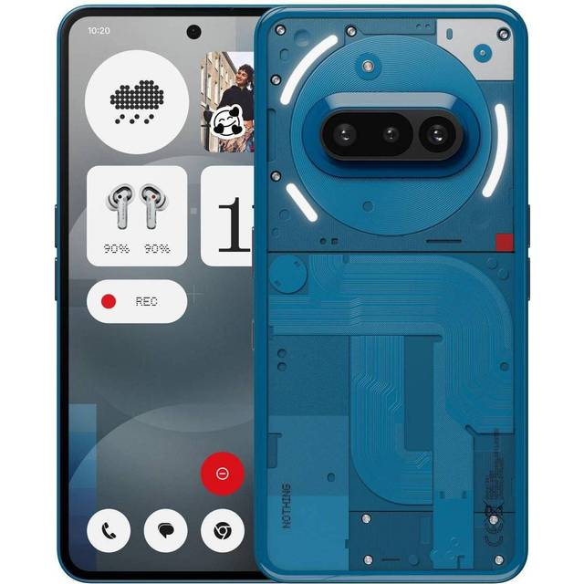 Nothing Phone (3a) 256GB Blue • Find den bedste pris